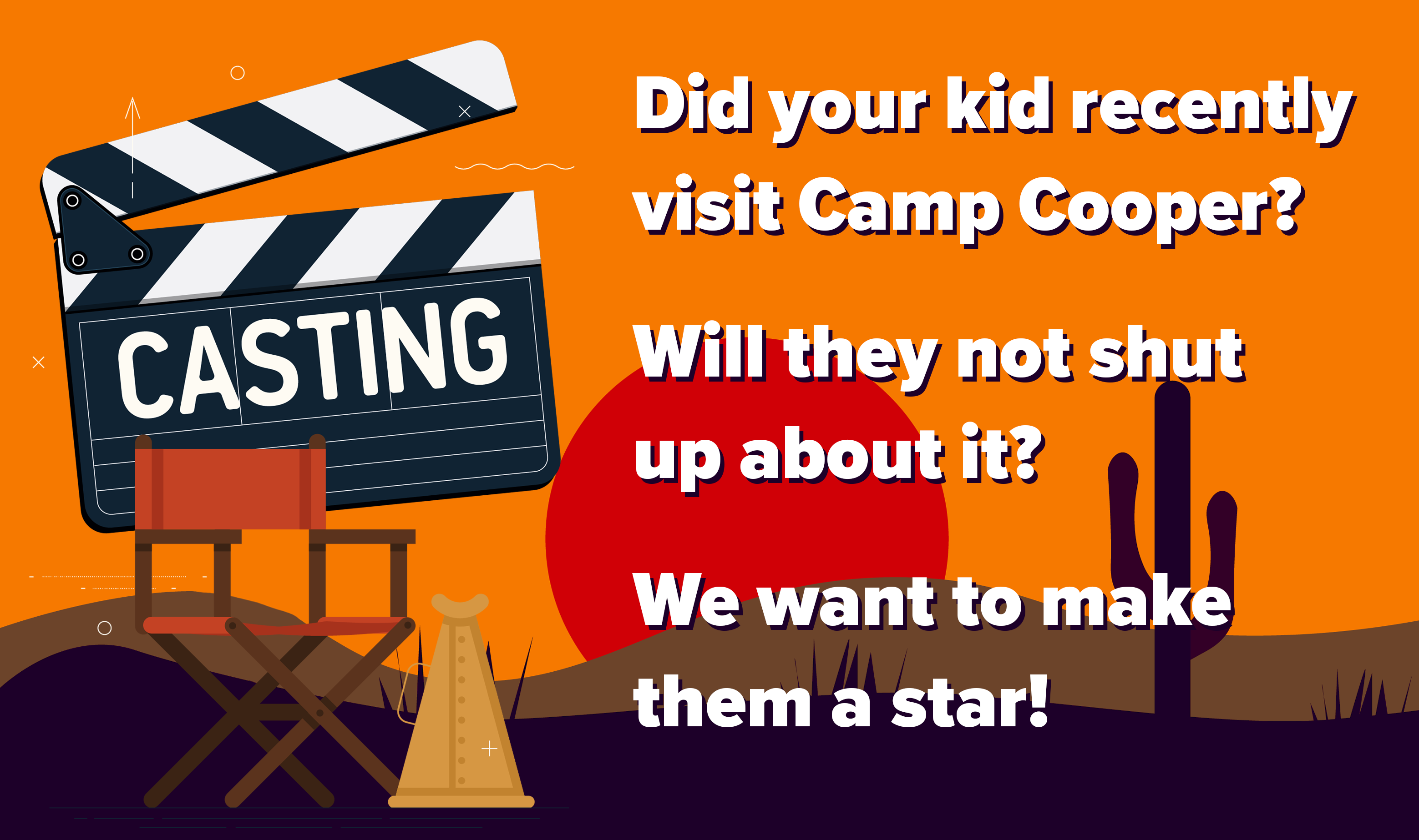 Casting Call for Actors! | Cooper Center